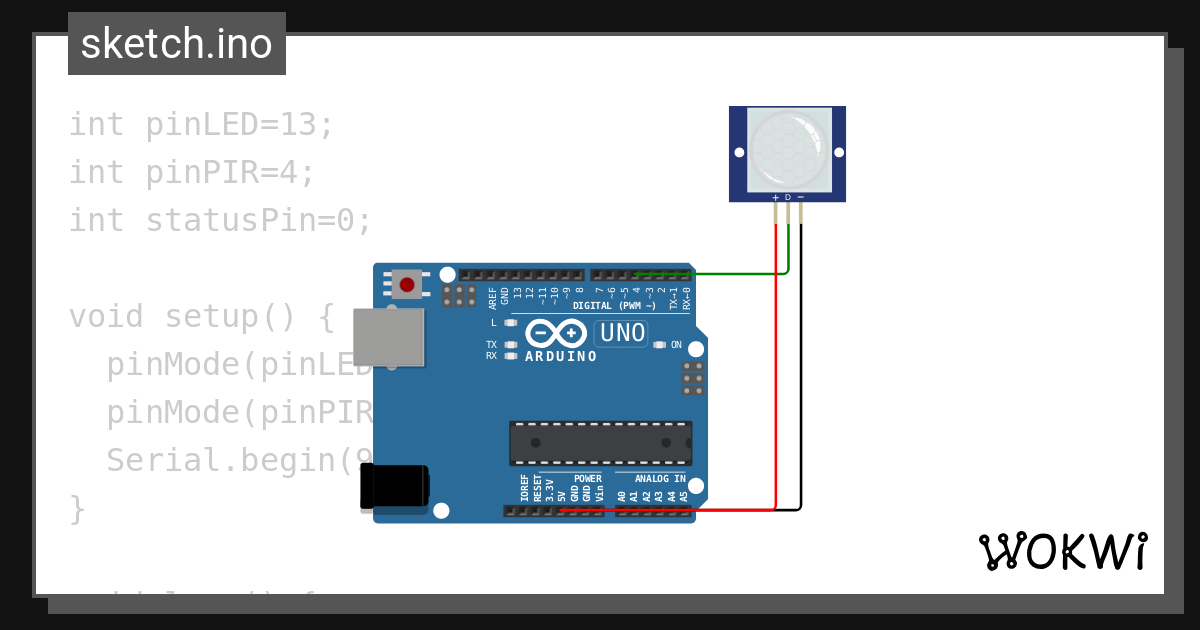 Sensor PIR - Wokwi ESP32, STM32, Arduino Simulator Sensor PIR - Wokwi ESP32, STM32, Arduino Simulator