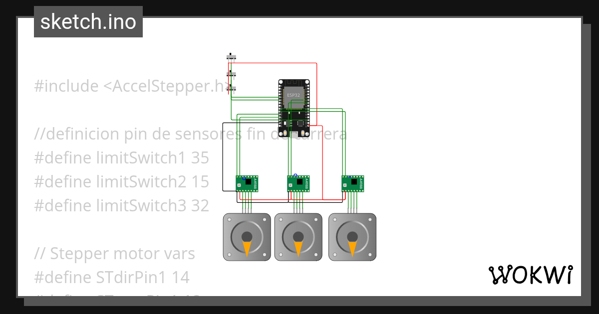 3 Mesas Giratoria Wokwi Esp32 Stm32 Arduino Simulator 2829