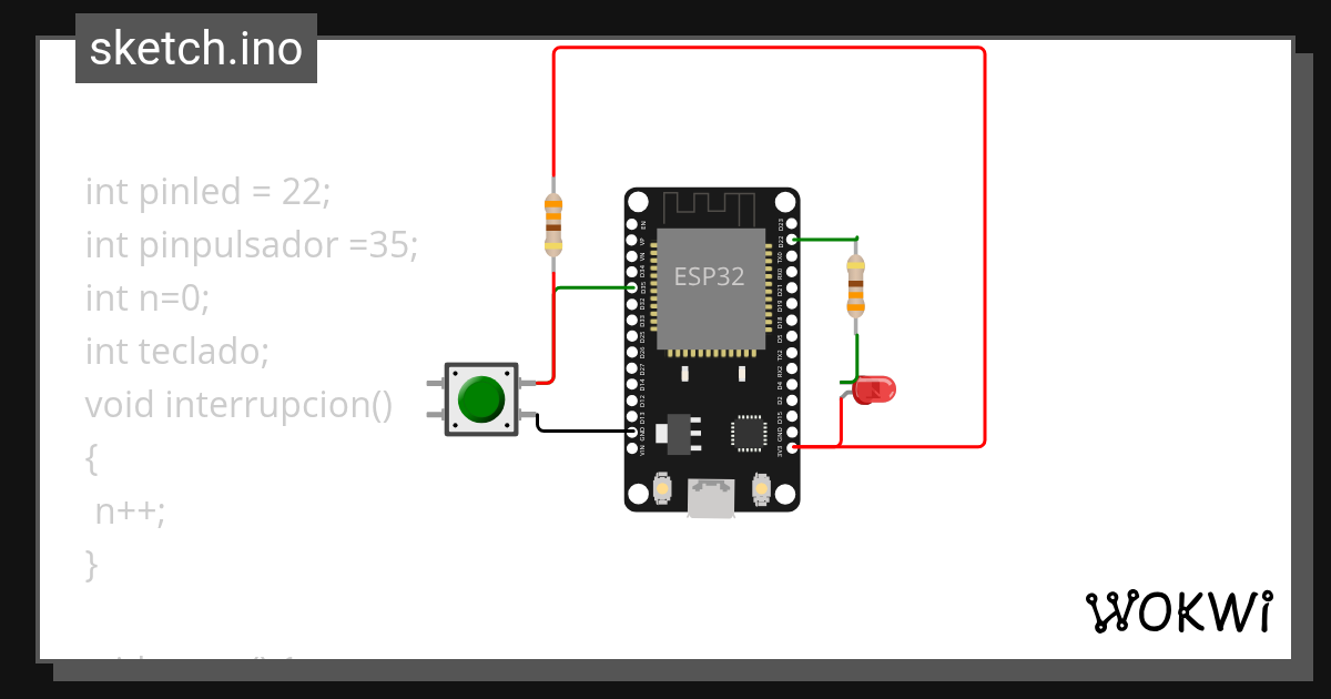 Prueba 1 - Wokwi ESP32, STM32, Arduino Simulator