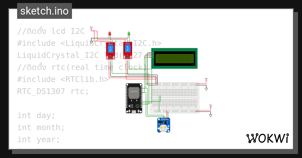 Esp32 Lcd Rtc Dayofweek Wokwi Esp32 Stm32 Arduino Simulator 9100
