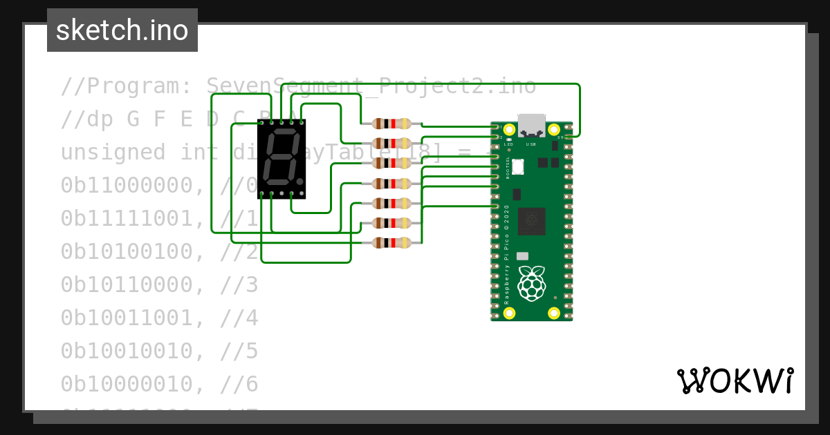 Sevensegmentproject3 Wokwi Esp32 Stm32 Arduino Simulator
