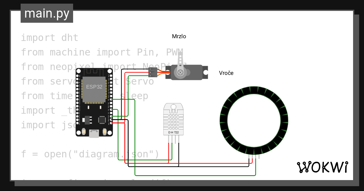 Upn Servo In Dht Wokwi Esp32 Stm32 Arduino Simulator
