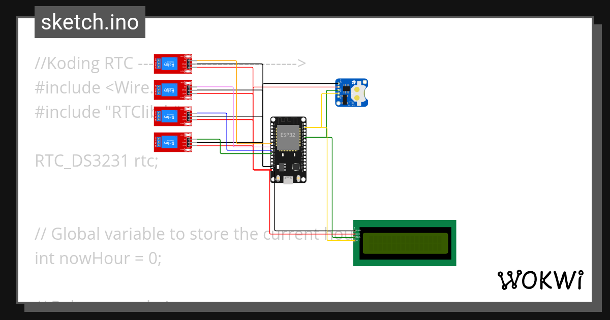 DS1307 1 Copy - Wokwi ESP32, STM32, Arduino Simulator