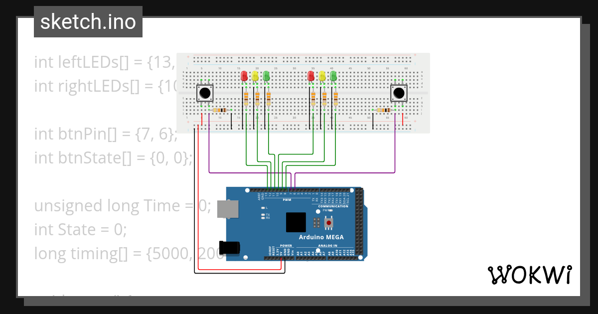 traffic lights final Copy - Wokwi ESP32, STM32, Arduino Simulator