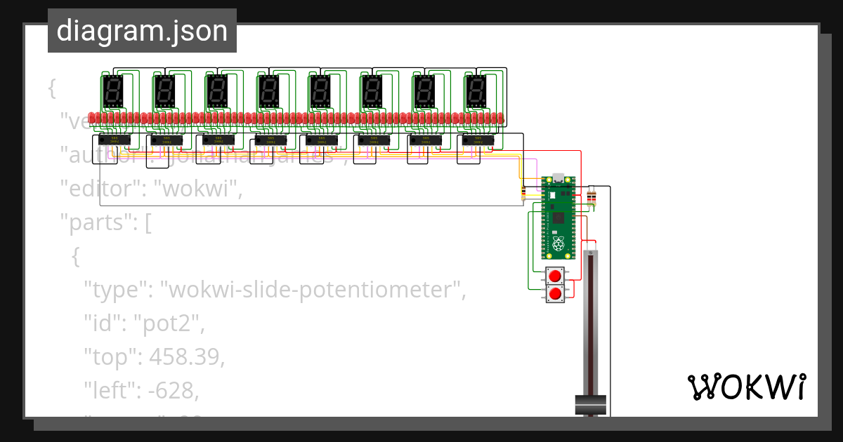 spi rw 8 digit 7segment 8bit with decimal point 8 SPI driven 8 x ...