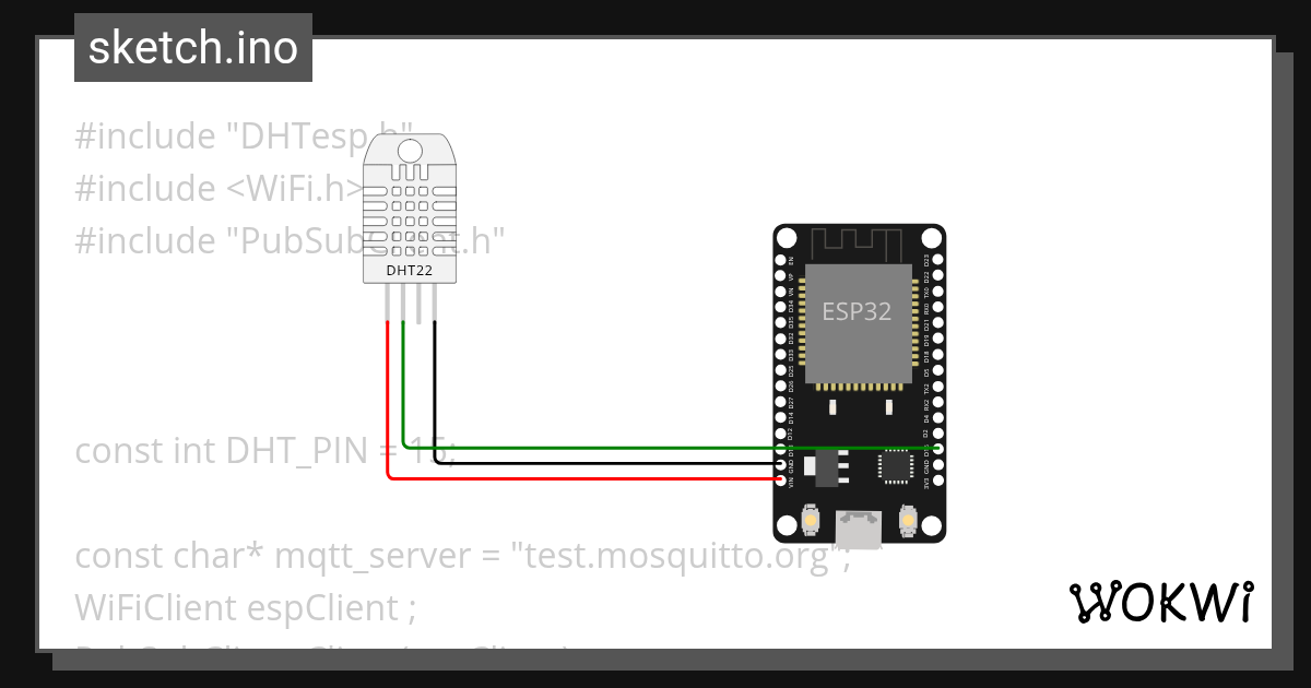 Dht22esp32 Wokwi Esp32 Stm32 Arduino Simulator 2906