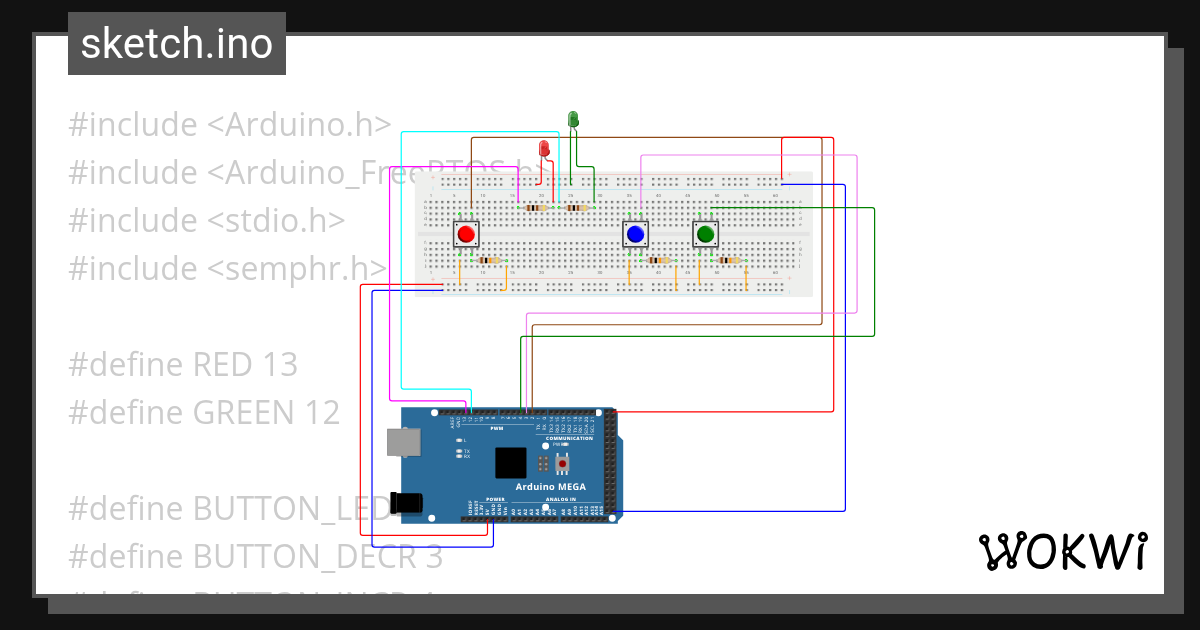 lab2 - Wokwi ESP32, STM32, Arduino Simulator