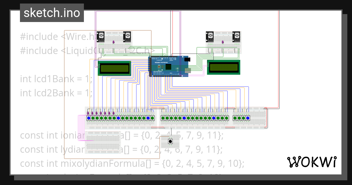 MEGA banks working checkpoint - Wokwi ESP32, STM32, Arduino Simulator
