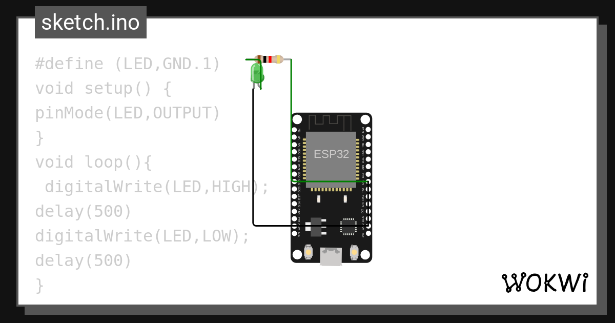 Gnd Wokwi Esp32 Stm32 Arduino Simulator