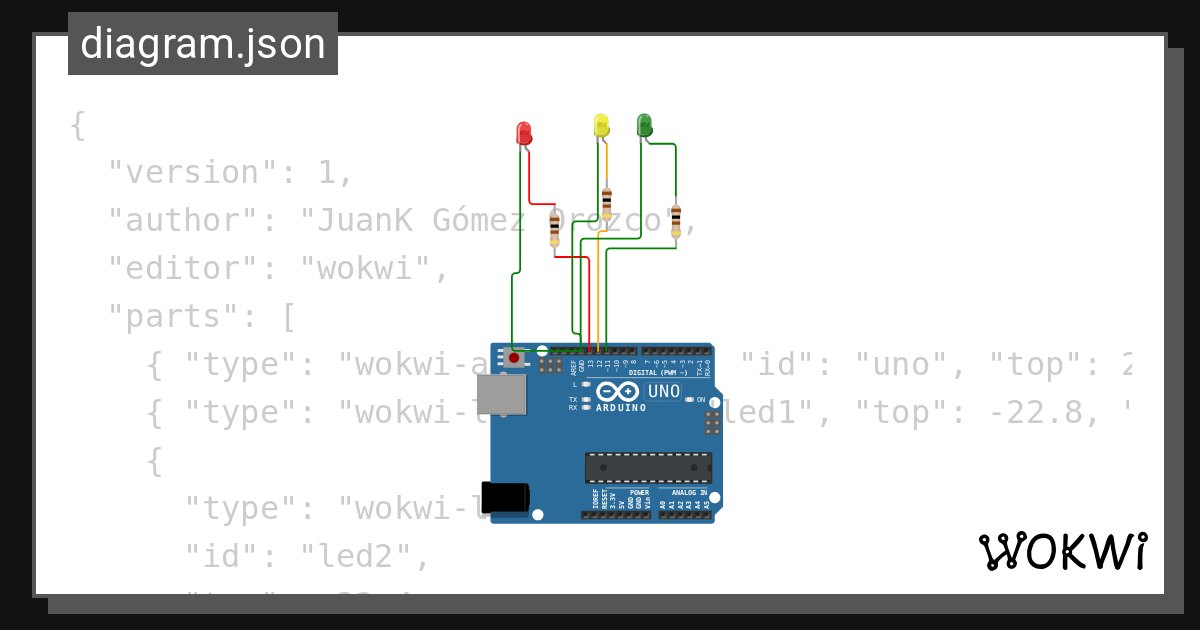 Semaforo Arqui Wokwi Esp32 Stm32 Arduino Simulator 3485