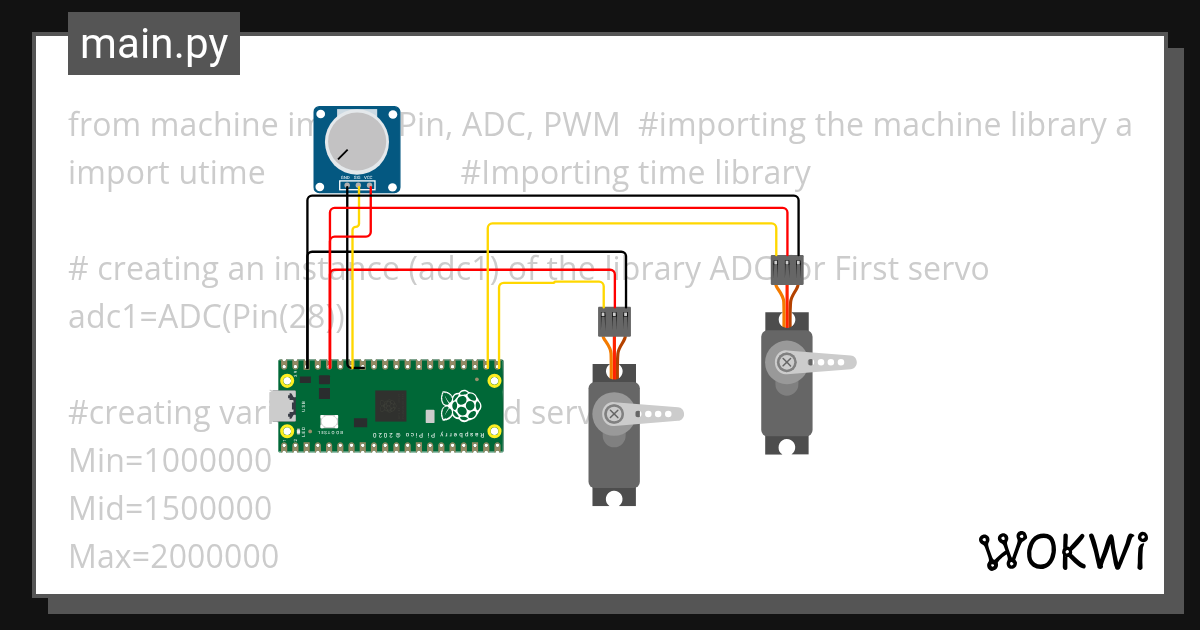 Multiservopicomicropython2 Wokwi Esp32 Stm32 Arduino Simulator 3375