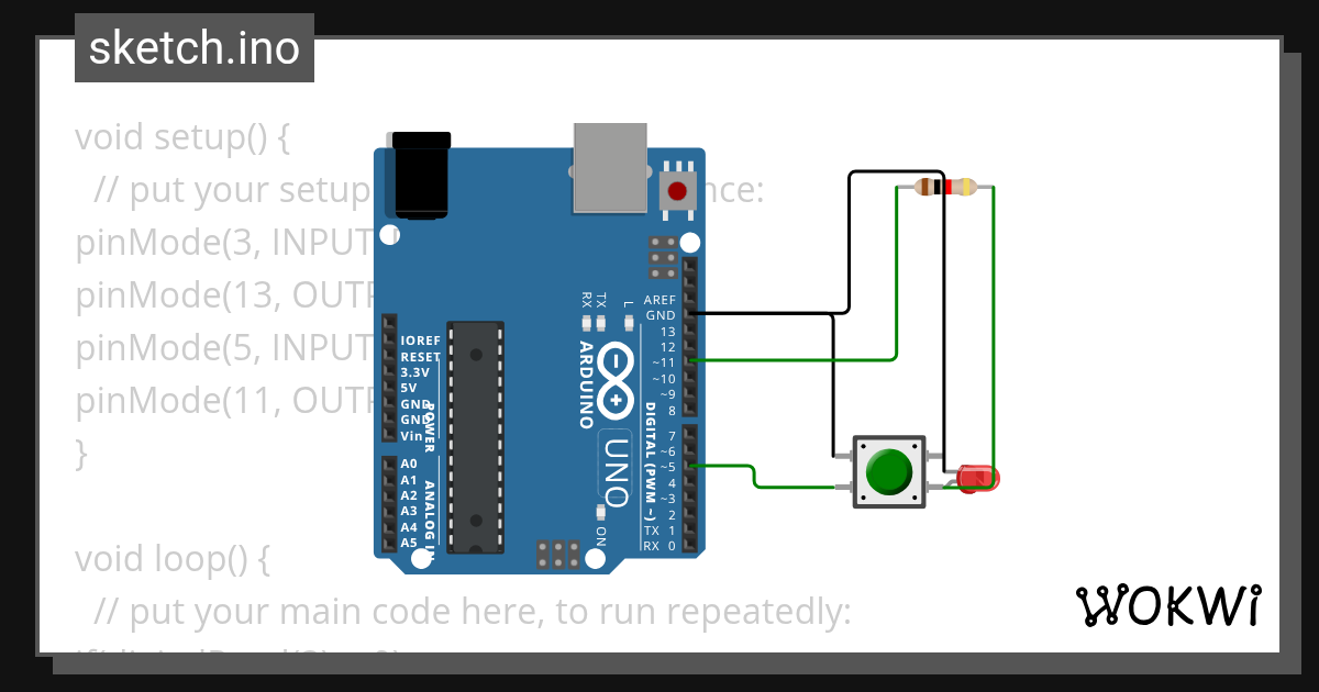 2 Nuta 2 đèn Wokwi Esp32 Stm32 Arduino Simulator 7978
