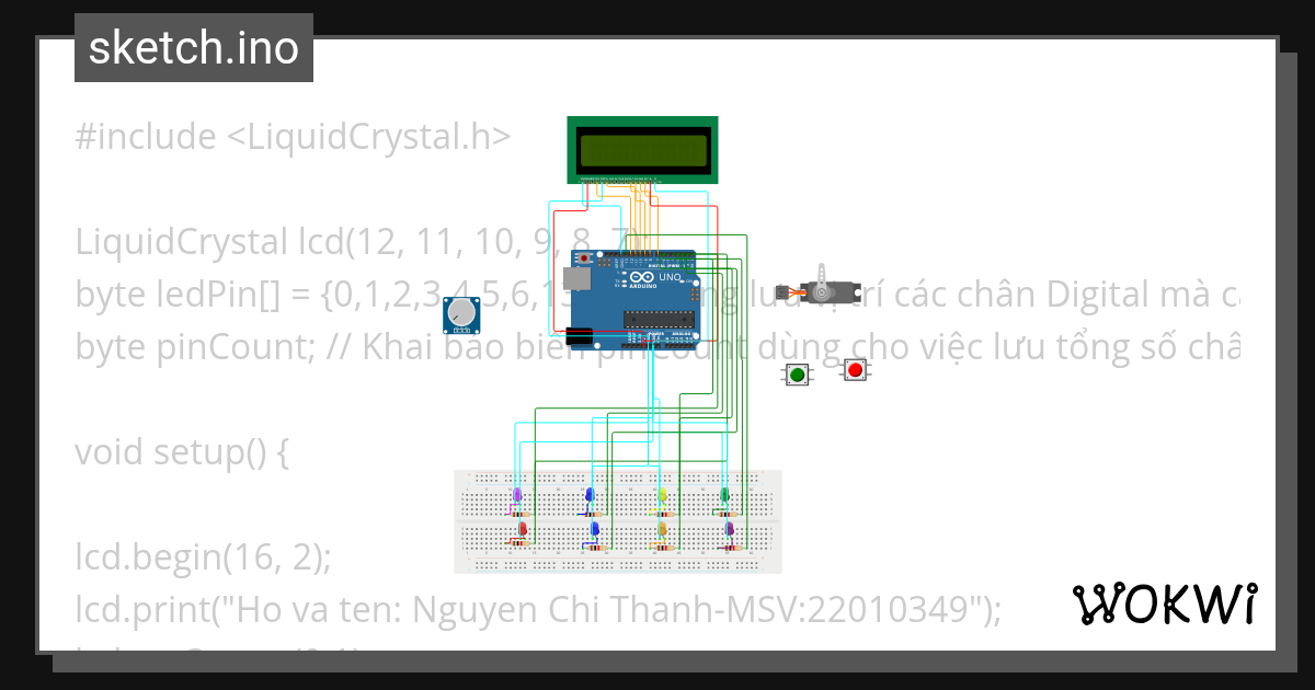 baitap - Wokwi ESP32, STM32, Arduino Simulator