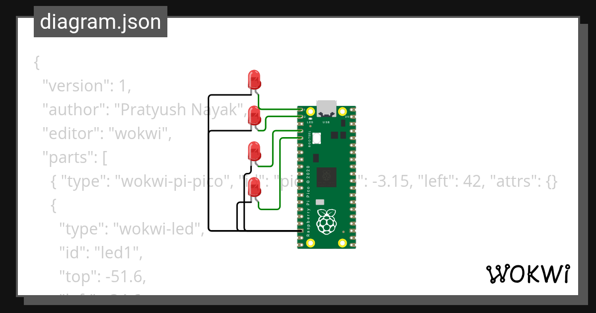 Pipico24bit Counter Wokwi Esp32 Stm32 Arduino Simulator 
