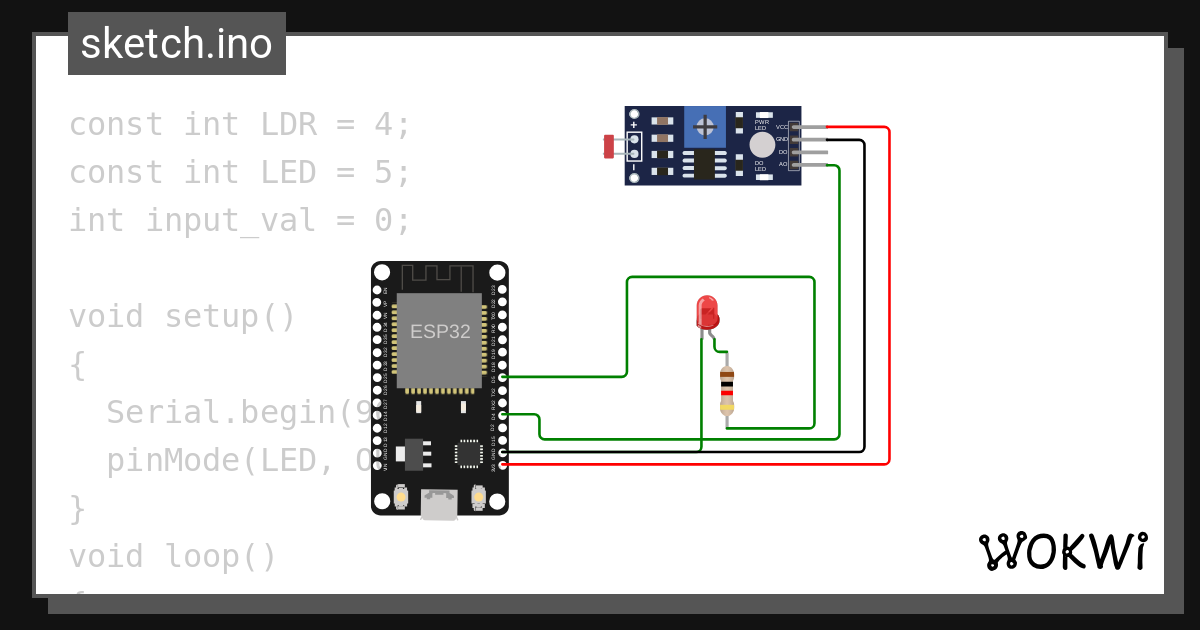 Ldr Sensor Copy Wokwi Esp32 Stm32 Arduino Simulator 9224