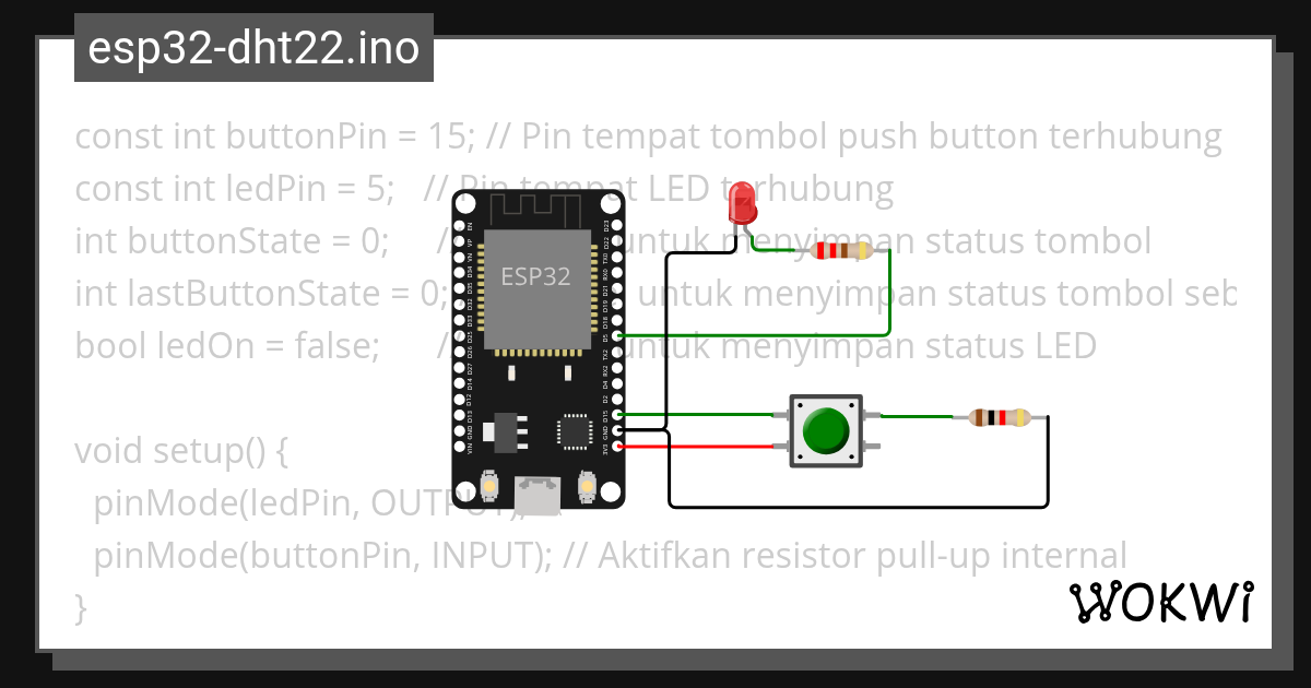 Saklar Wokwi Esp32 Stm32 Arduino Simulator 