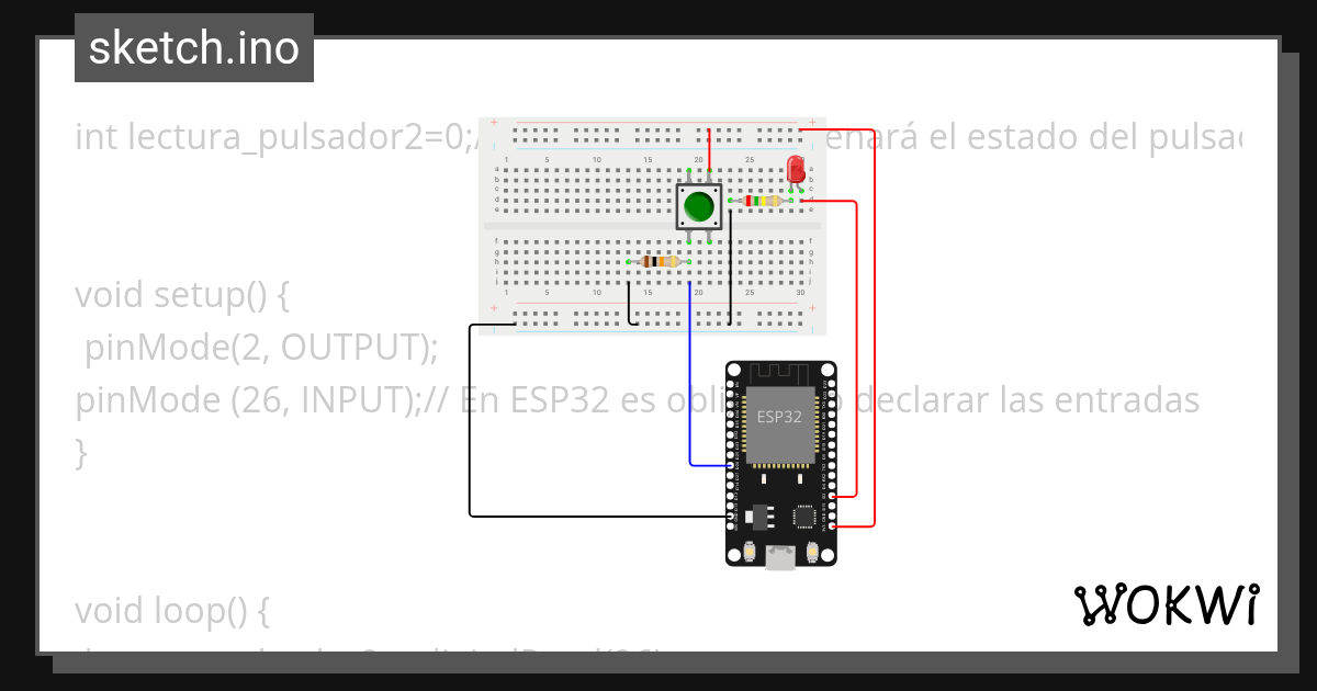 ejercicio 3 - Wokwi ESP32, STM32, Arduino Simulator
