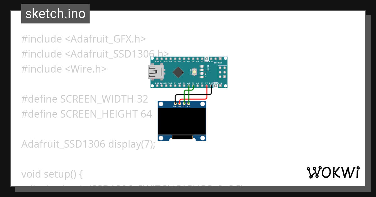 cat oled - Wokwi ESP32, STM32, Arduino Simulator