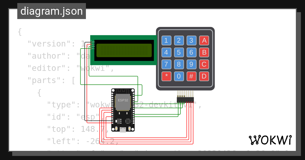 Teclado Wokwi Esp32 Stm32 Arduino Simulator 0434