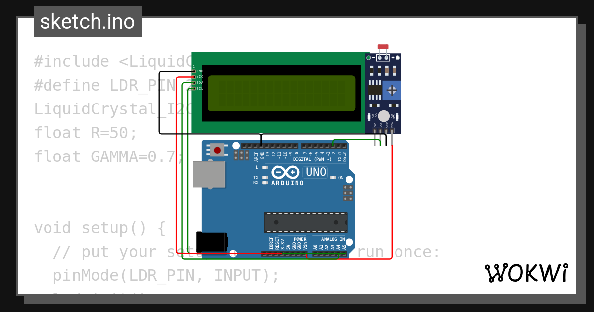 Exp11 Lux Ldr Sensor Wokwi Esp32 Stm32 Arduino Simulator