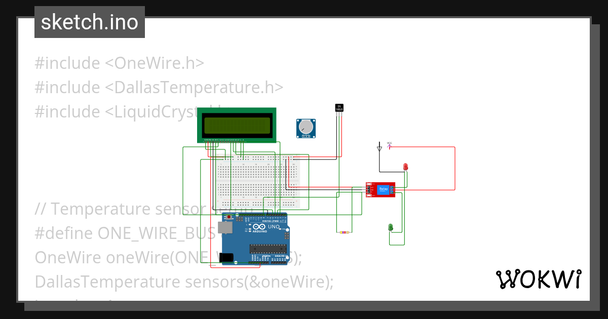 peltier controlling - Wokwi ESP32, STM32, Arduino Simulator
