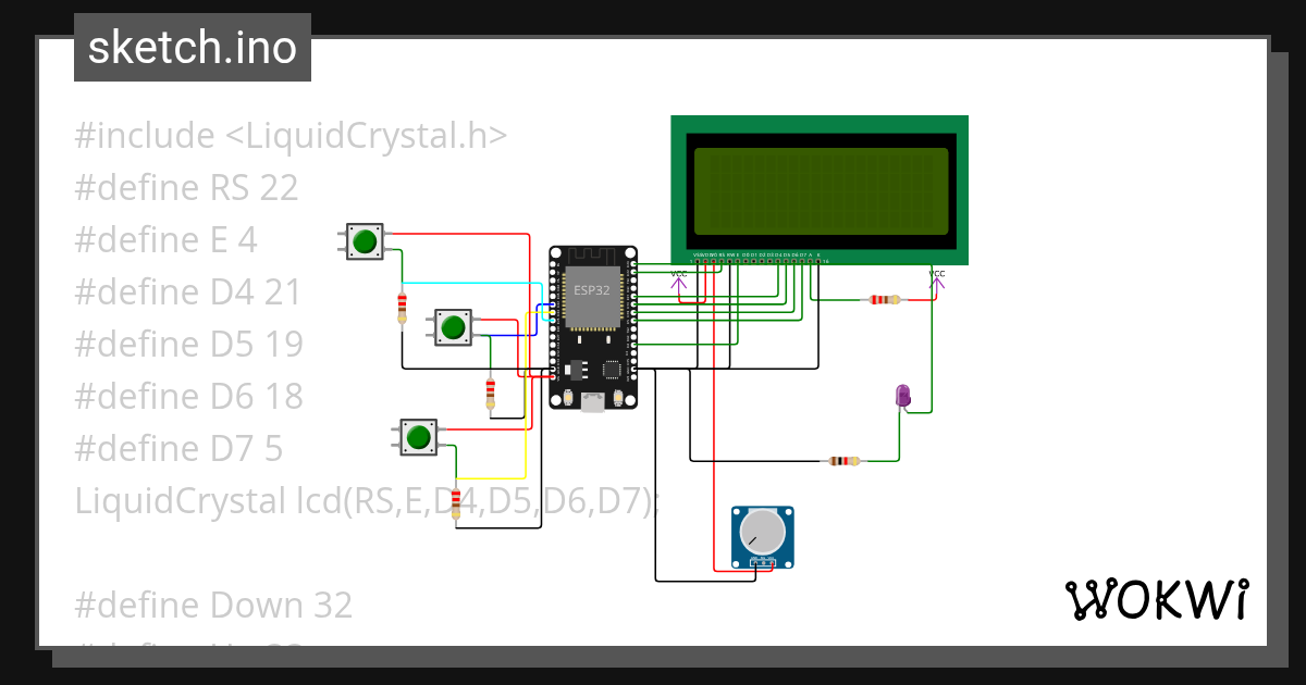 MAQUINAS DE ESTADO parcaial corte 2 - Wokwi ESP32, STM32, Arduino Simulator