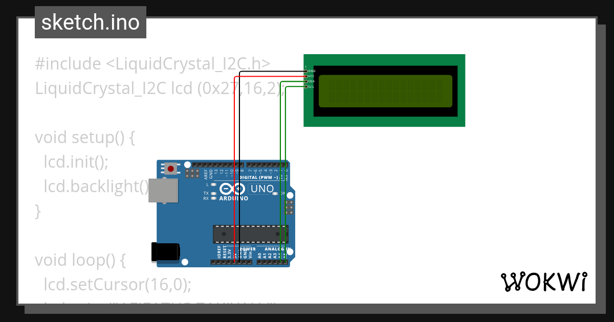 running teks - Wokwi ESP32, STM32, Arduino Simulator