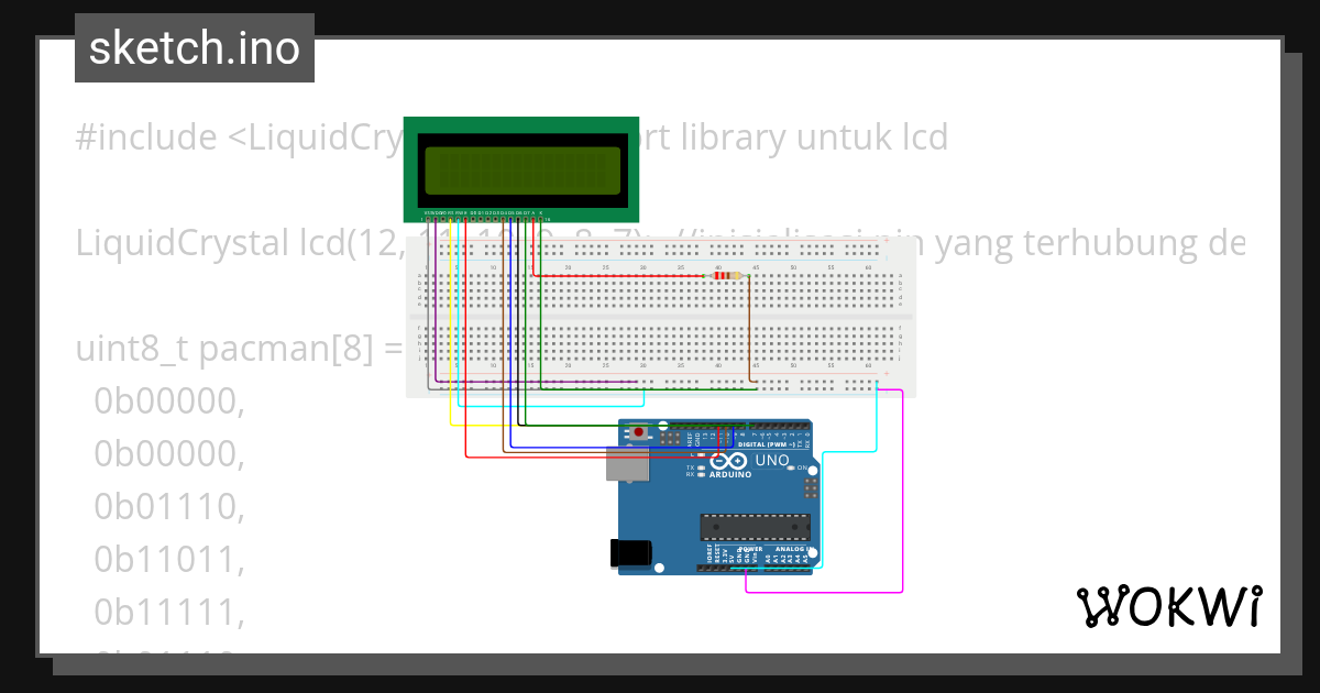 acara8 - Wokwi ESP32, STM32, Arduino Simulator