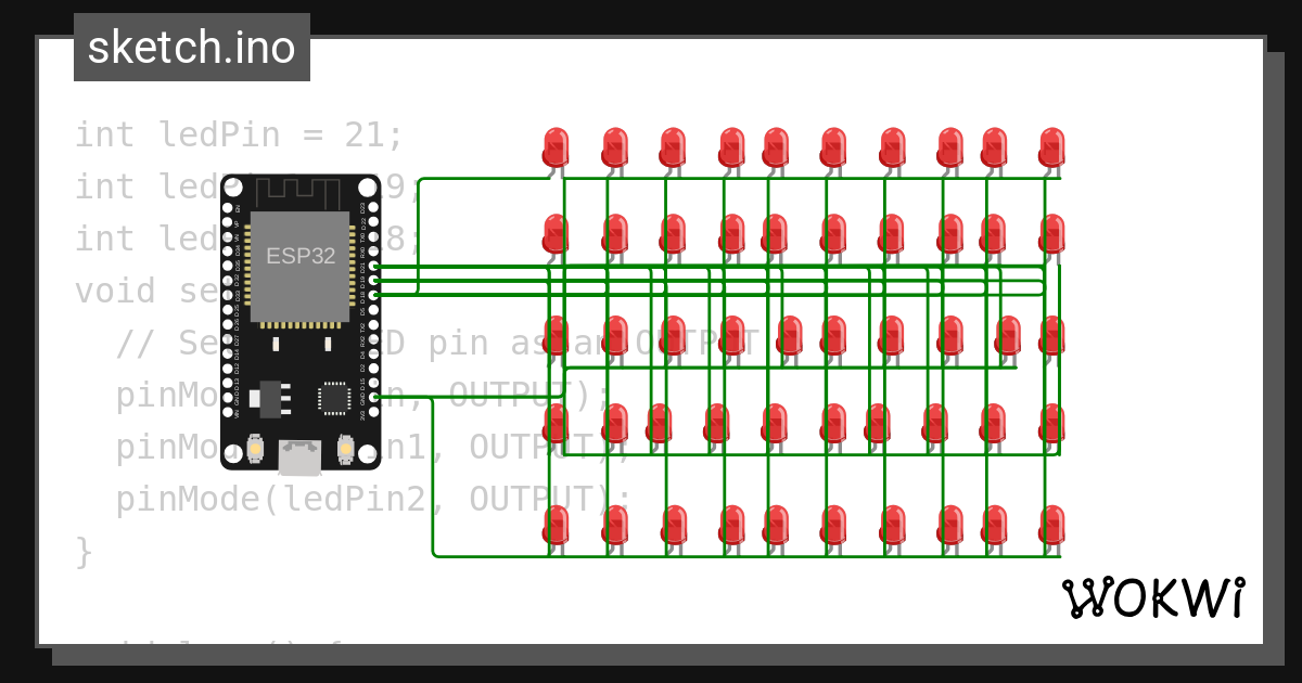 Parallel Wokwi Esp32 Stm32 Arduino Simulator