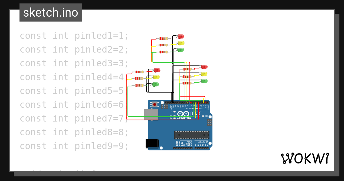 Lampu Lalu Lintas Copy Wokwi Esp32 Stm32 Arduino Simulator 9185