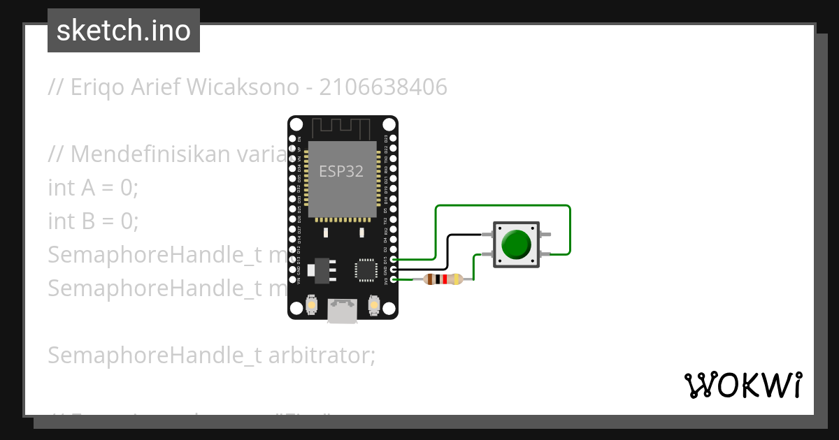 CS MODUL 5 - Wokwi ESP32, STM32, Arduino Simulator