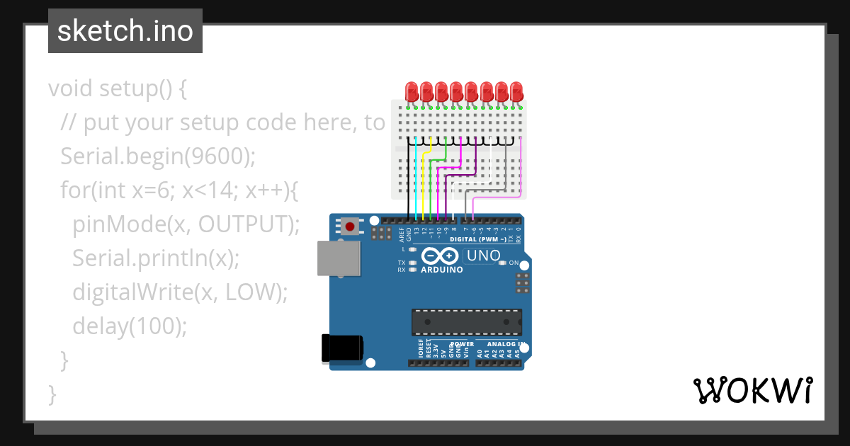 running led - Wokwi ESP32, STM32, Arduino Simulator running led - Wokwi ESP32, STM32, Arduino Simulator