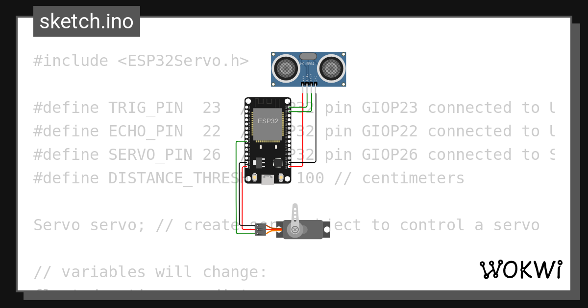 Servo Wokwi Esp32 Stm32 Arduino Simulator