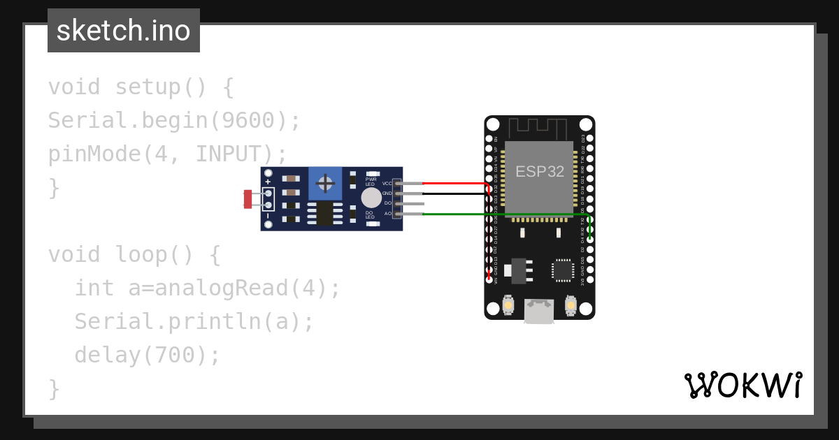LDR ANALOG - Wokwi ESP32, STM32, Arduino Simulator LDR ANALOG - Wokwi ESP32, STM32, Arduino Simulator