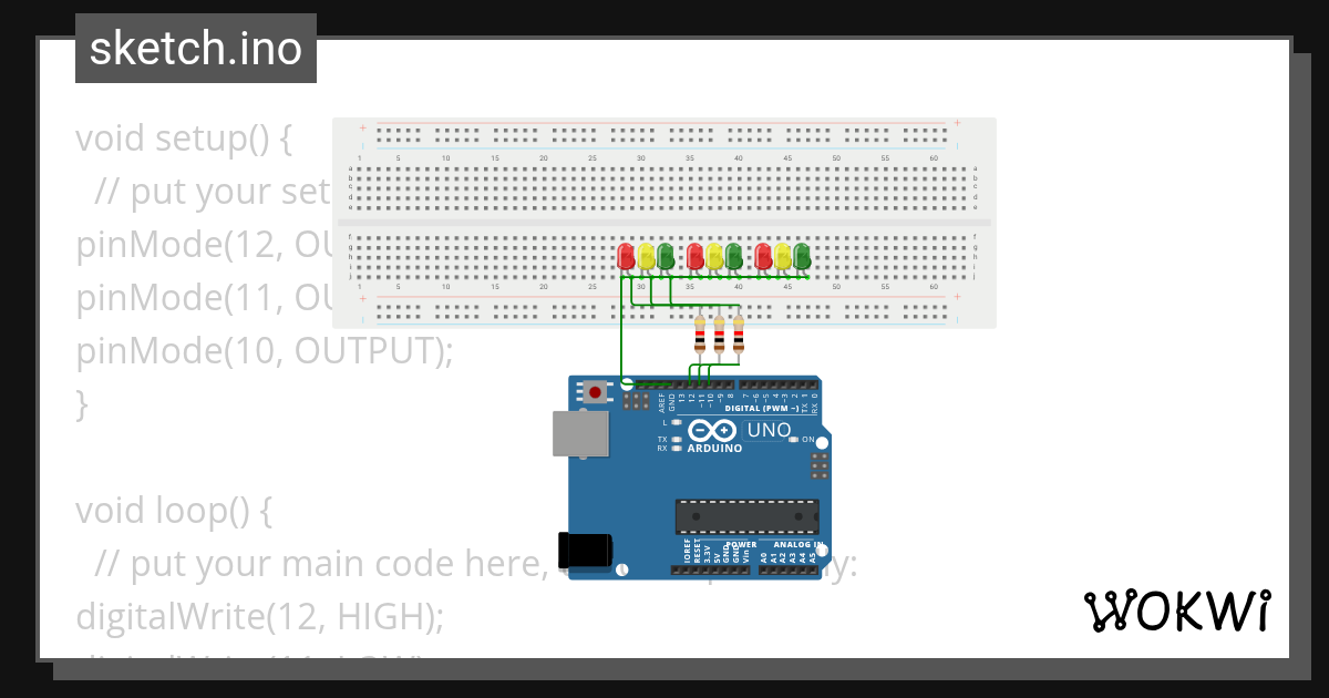 RESISTOR 3 - Wokwi ESP32, STM32, Arduino Simulator