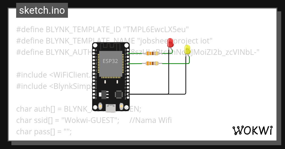 Ratu Nora Ayu Wawa Wokwi Esp32 Stm32 Arduino Simulator 8260