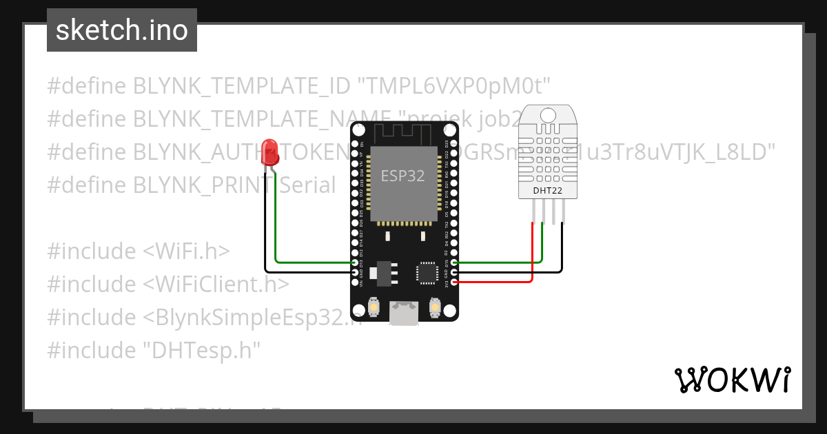 projek job2 - Wokwi ESP32, STM32, Arduino Simulator