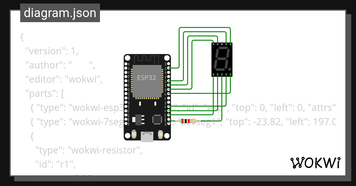 Sevensegpy Wokwi Esp32 Stm32 Arduino Simulator
