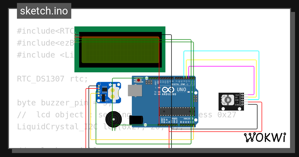 C 266 Smart Clock Ii Wokwi Esp32 Stm32 Arduino Simulator 8283