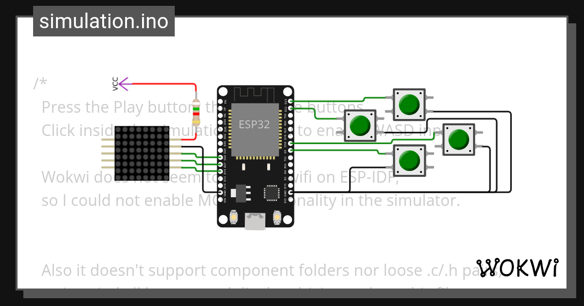 Wokwi - Online ESP32, STM32, Arduino Simulator