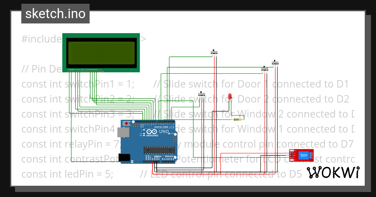 Automation system - Wokwi ESP32, STM32, Arduino Simulator