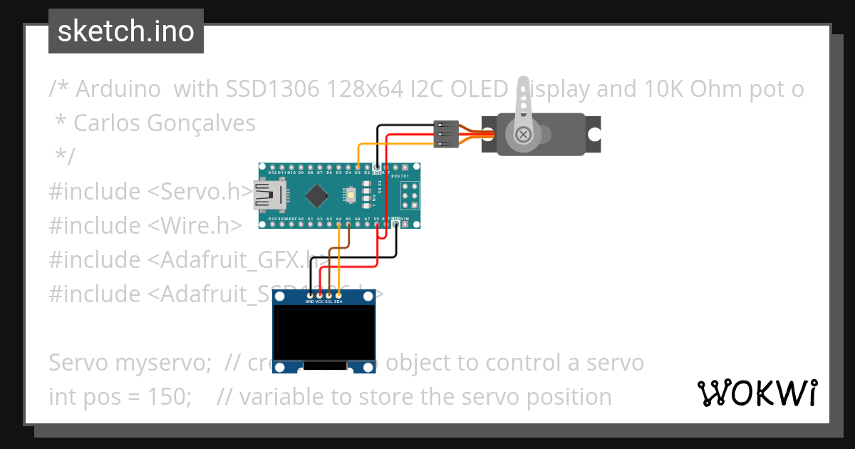 servo motor teste torque - Wokwi ESP32, STM32, Arduino Simulator