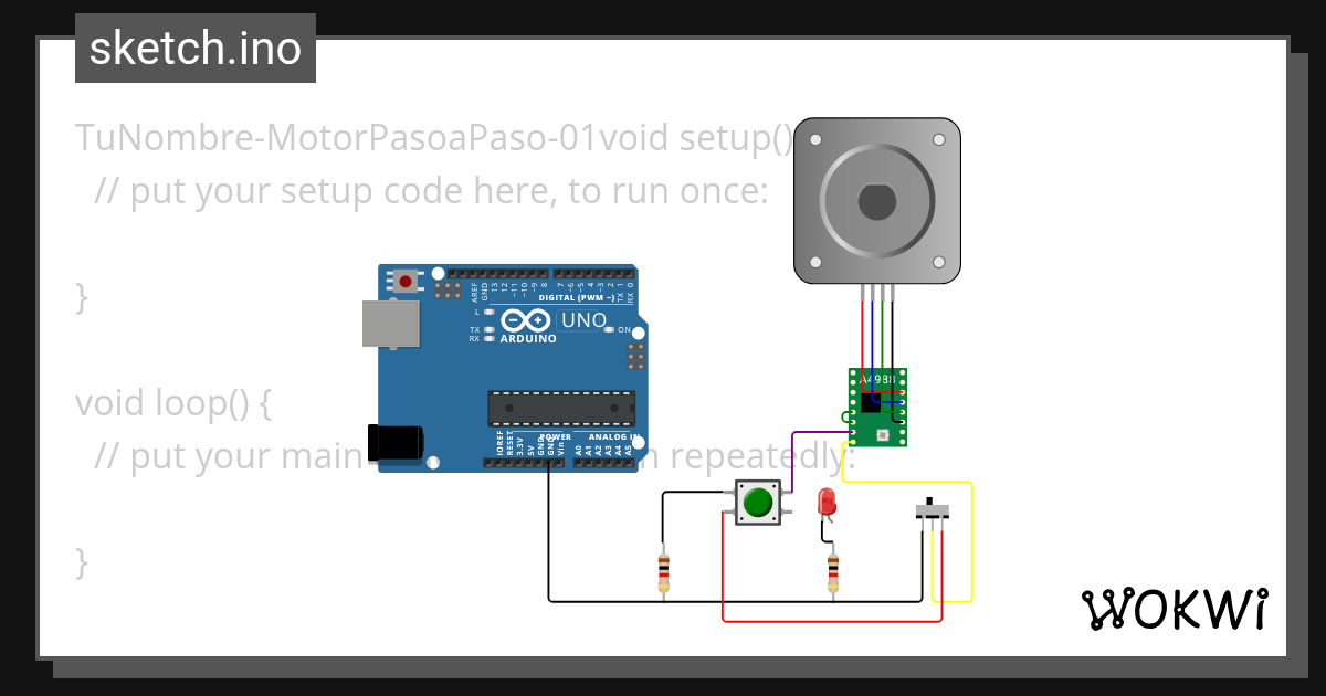Anapaula Motorpasoapaso 01 Wokwi Esp32 Stm32 Arduino Simulator 