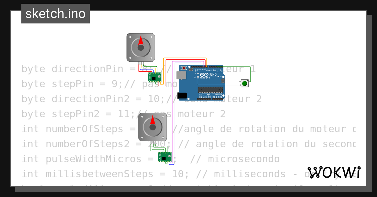 Stepper Motor And Button Copy Wokwi Esp32 Stm32 Arduino Simulator 7292