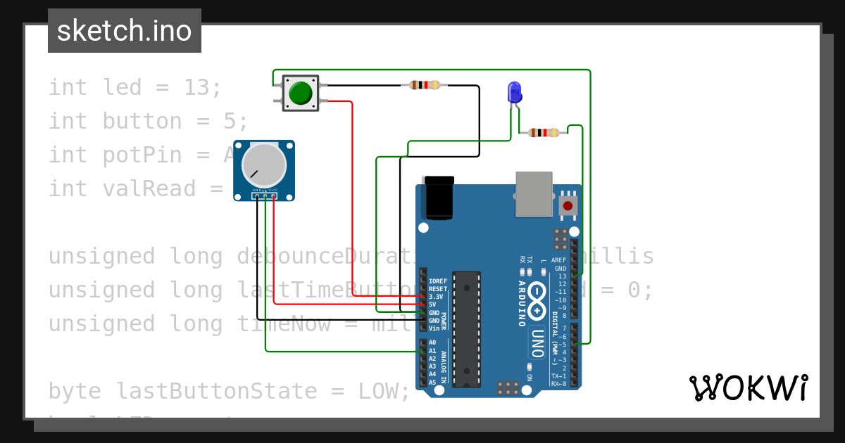 Buttonandpotentionmeter Wokwi Esp32 Stm32 Arduino Simulator