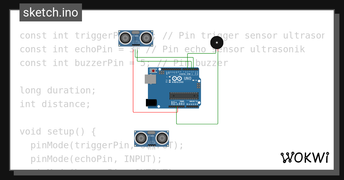 Kodingan Sensor Buzzer Wokwi Esp32 Stm32 Arduino Simulator