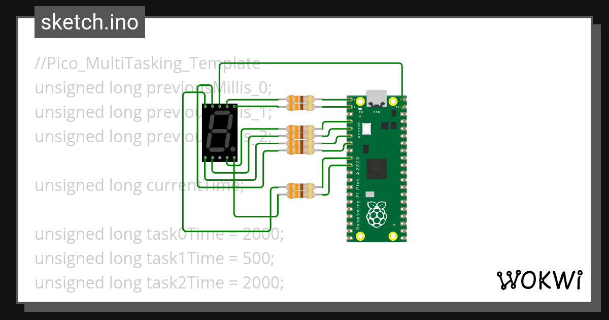 7-segment-2 - Wokwi ESP32, STM32, Arduino Simulator