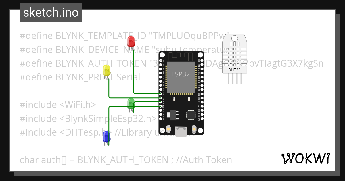 PERLAMPUAN KE 3 - Wokwi ESP32, STM32, Arduino Simulator