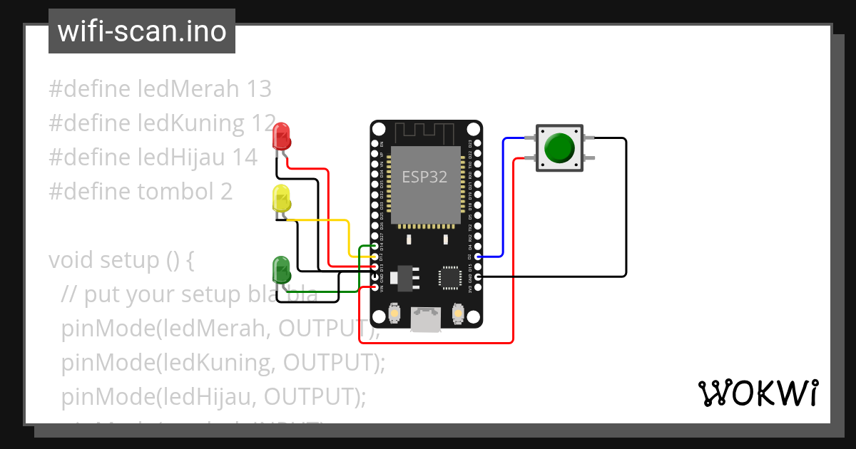 Week 4-4 - Wokwi ESP32, STM32, Arduino Simulator