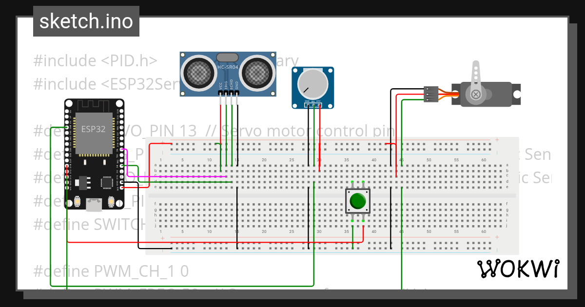 Project1 - Wokwi ESP32, STM32, Arduino Simulator